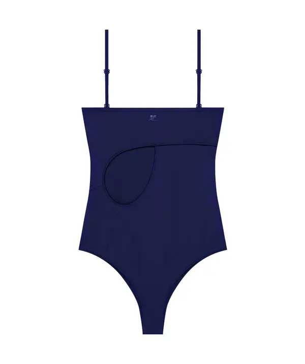 COURREGES Loop Swimsuit - Navy Blue