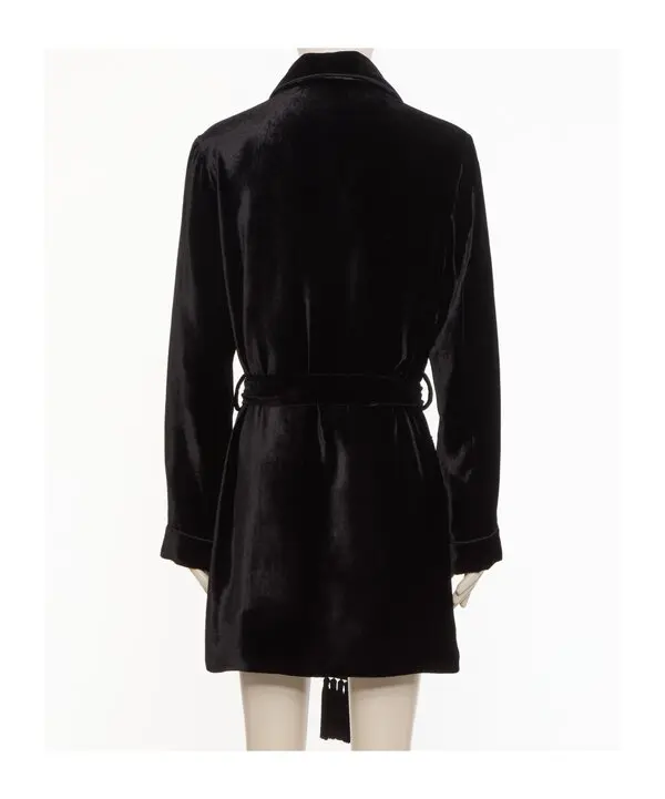 Valentino Garavani Velvet Robe With Sequin Pockets