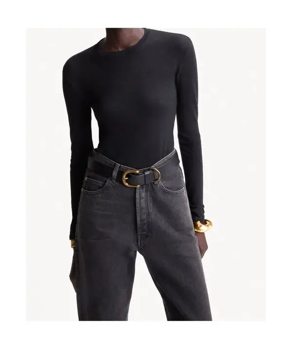 Saint Laurent D-ring Buckle Belt