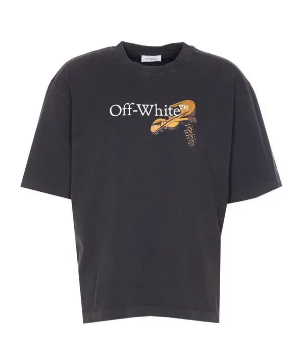 Off-White Logo Printed Crewneck T-shirt
