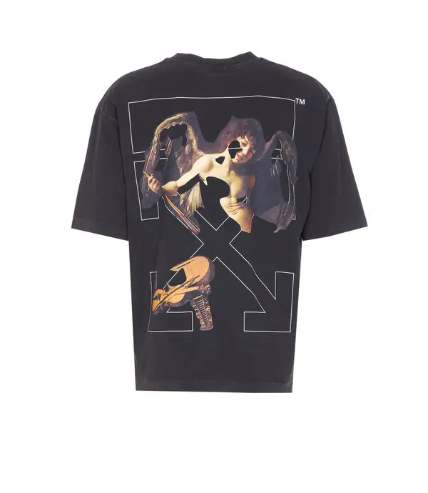 Off-White Logo Printed Crewneck T-shirt