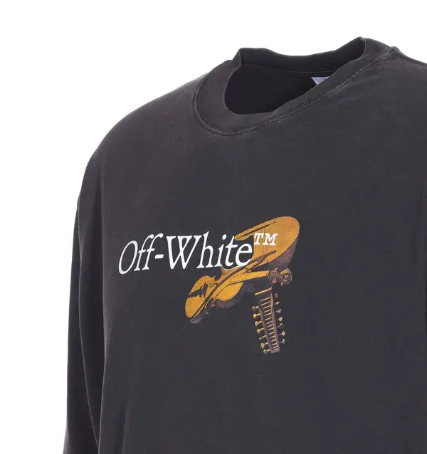 Off-White Logo Printed Crewneck T-shirt