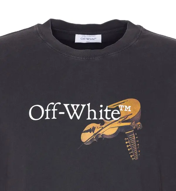 Off-White Logo Printed Crewneck T-shirt