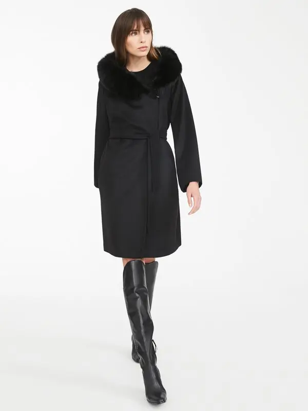 Max Mara Hooded Wool Coat