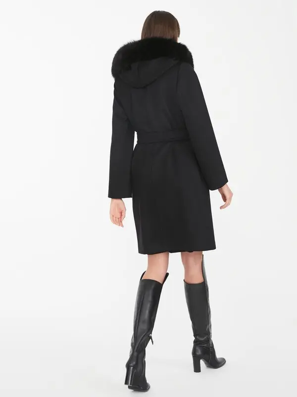 Max Mara Hooded Wool Coat