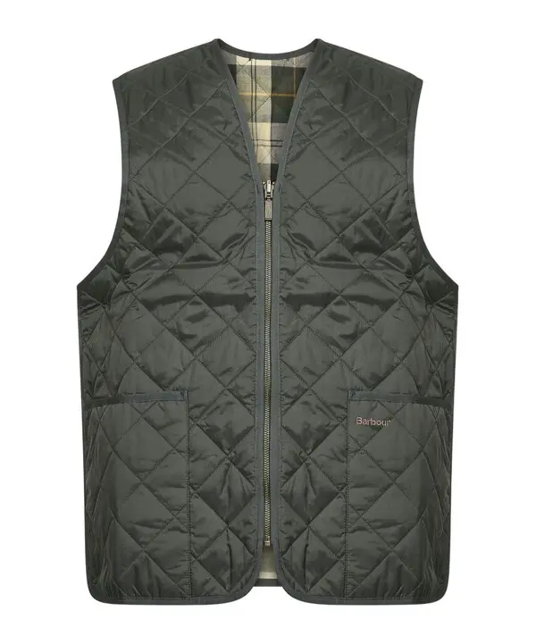 Barbour Quilted Zip-up Vest