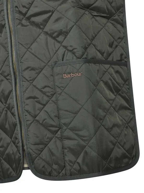 Barbour Quilted Zip-up Vest