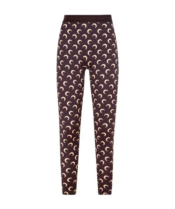 MARINE SERRE Stretch Printed Leggings