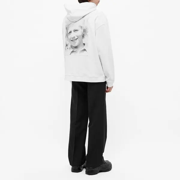 Raf Simons Chest-print Hooded Sweatshirt