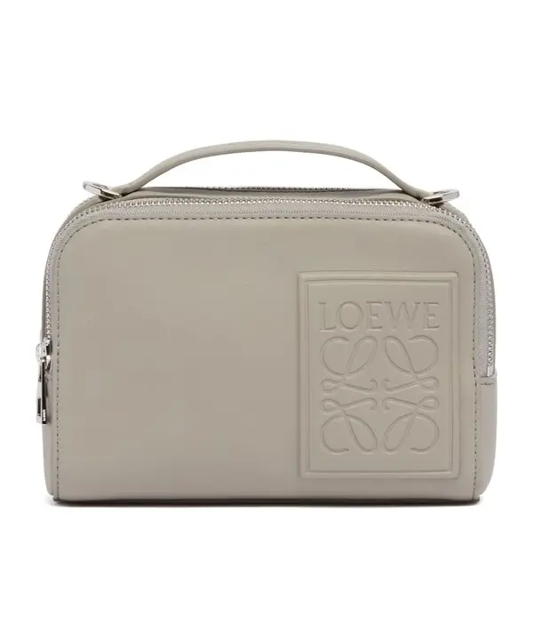Loewe Mini Leather Cross Body Bag - Grey
