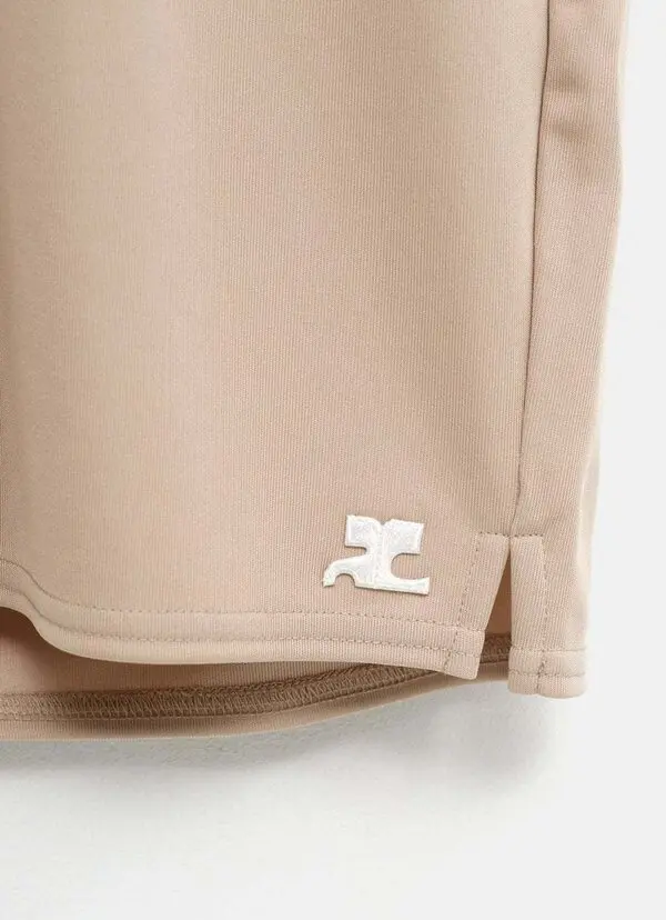 COURREGES Appliqué Logo Track Shorts