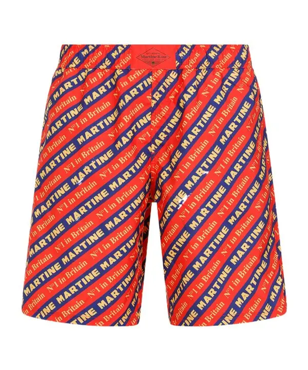 Martine Rose Allover Logo Printed Short
