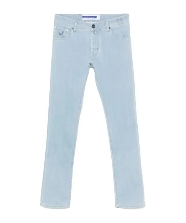 Jacob Cohen Logo Patch Straight-leg Jeans