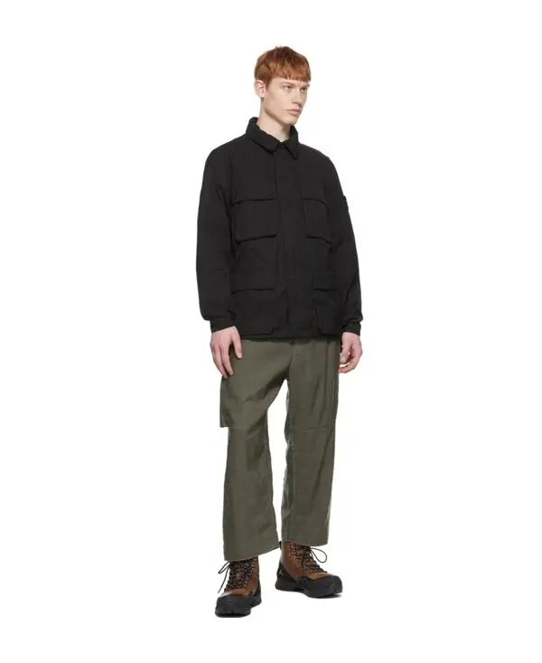Stone Island Logo Patch Zipped Field Jacket