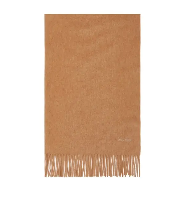 Max Mara Logo Stole - Camel