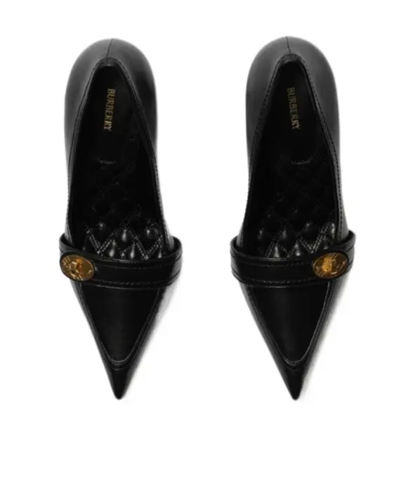 Burberry Leather Cotswolds High Pumps