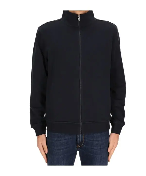 Woolrich Zip-up Casual Jacket With Stand Collar