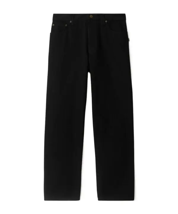 Burberry Loose Fit Wide Leg Jeans