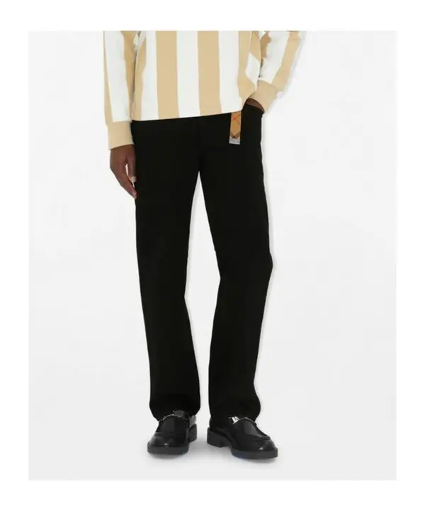 Burberry Loose Fit Wide Leg Jeans