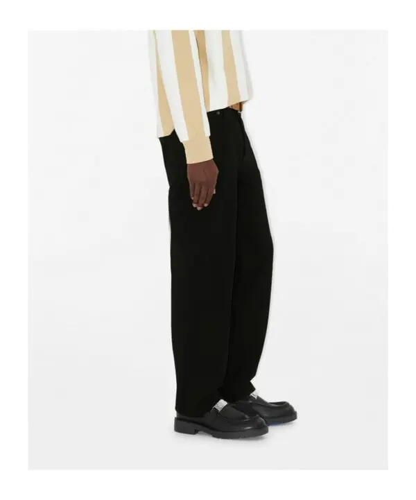 Burberry Loose Fit Wide Leg Jeans