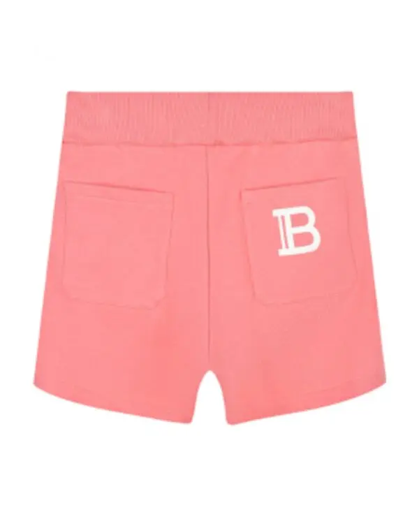 Balmain Logo Print Track Shorts