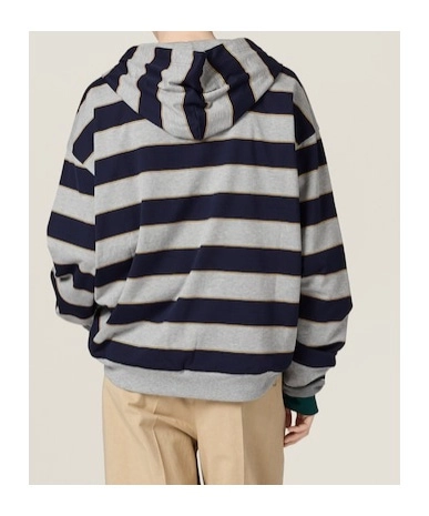 Miu Miu Striped Jersey Hoodie