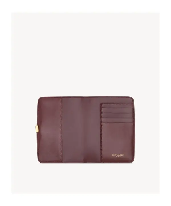 Saint Laurent Voltaire Passport Case In Box
