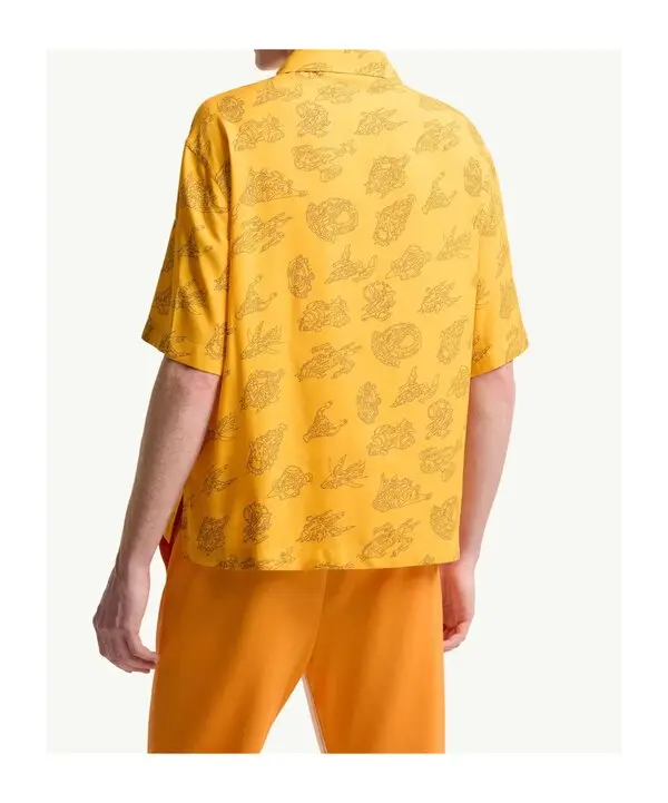 Moncler Space Monduck Short Sleeve Shirt - Yellow