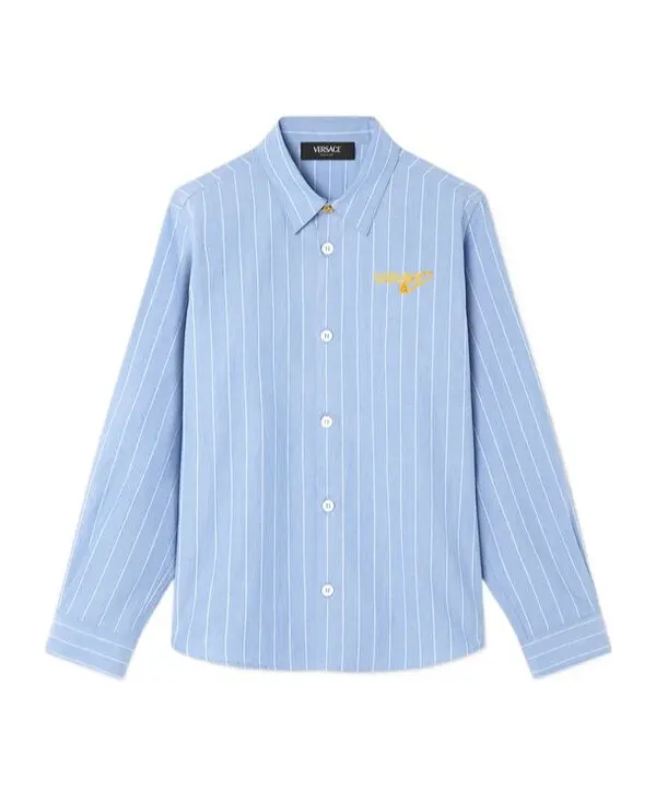 Versace Striped Long Sleeve Shirt