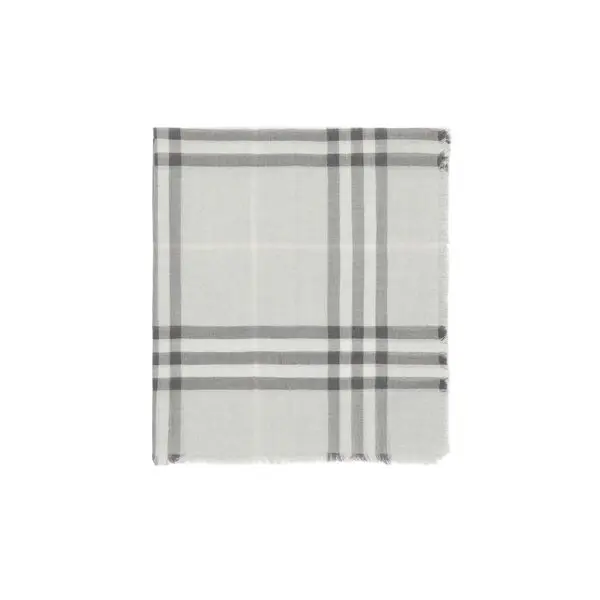 Burberry Wide Check Frayed-edge Scarf