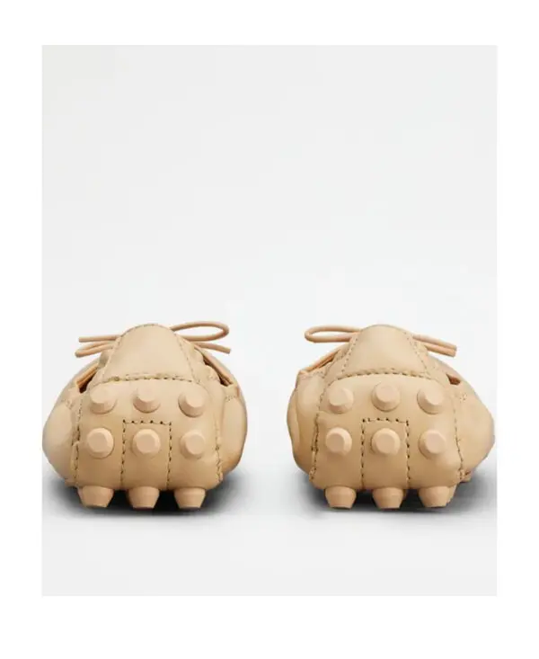 TOD'S Gommino Bow-detailed Ballerinas - Nude