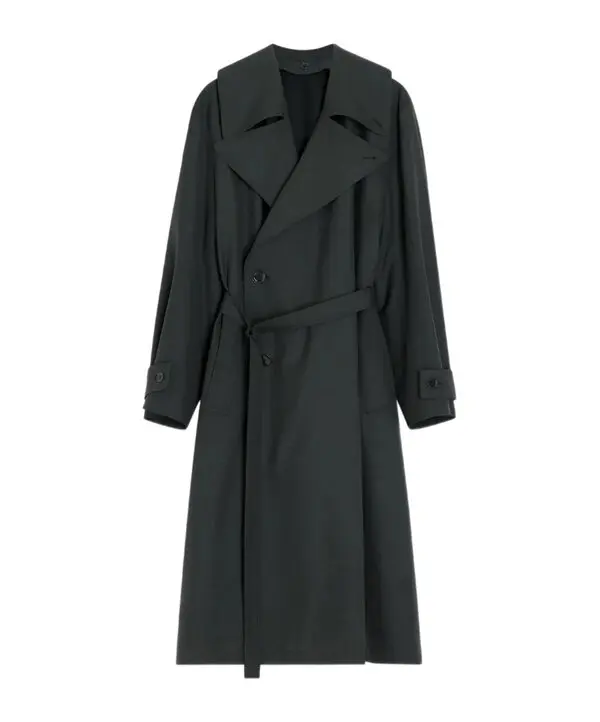 LEMAIRE Double-breasted Belted Trench Coat