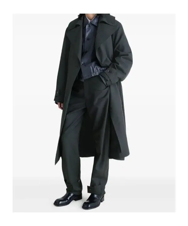 LEMAIRE Double-breasted Belted Trench Coat