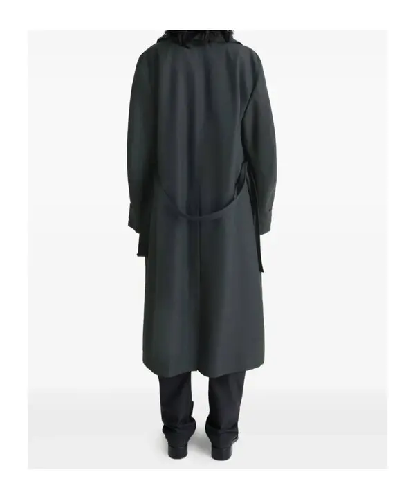 LEMAIRE Double-breasted Belted Trench Coat