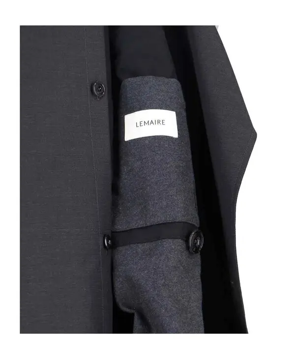 LEMAIRE Double-breasted Belted Trench Coat