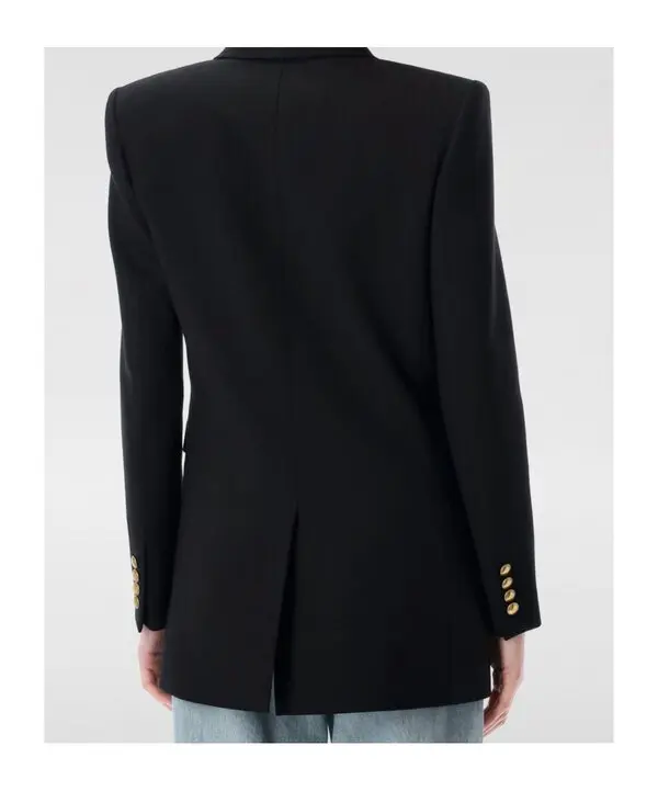 Saint Laurent Double-breasted Long-sleeved Jacket