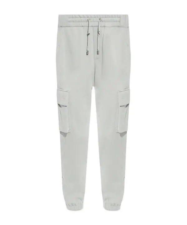 Balmain Drawstring Cargo Trousers With Pocket Detail