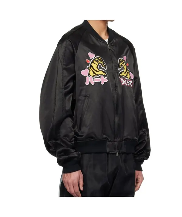DOUBLET Bomber Jacket With Graphic Patches