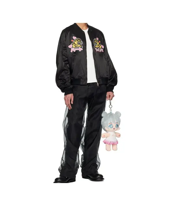 DOUBLET Bomber Jacket With Graphic Patches
