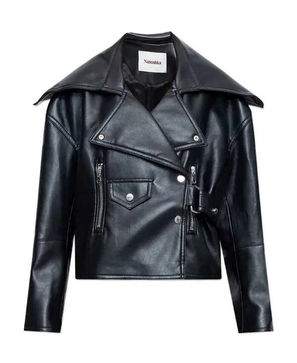Nanushka Leather Biker Jacket