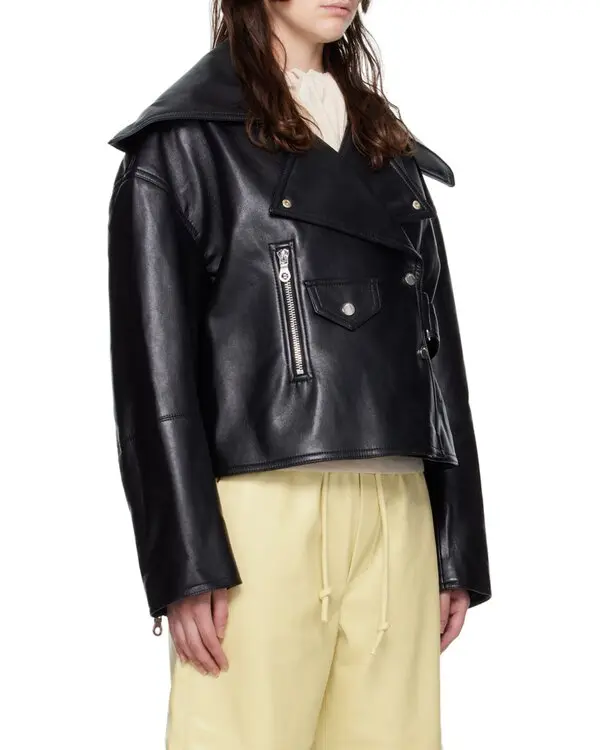 Nanushka Leather Biker Jacket