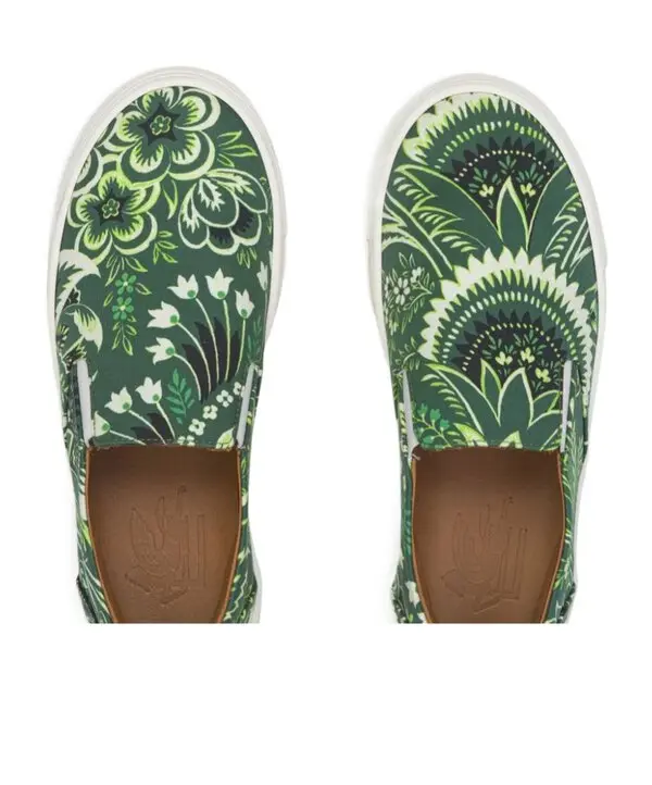 Etro Paisley-print Slip-on Sneakers