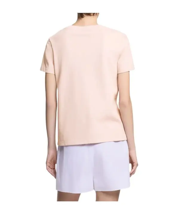 Hogan Logo Print Round Neck T-shirt - Pink