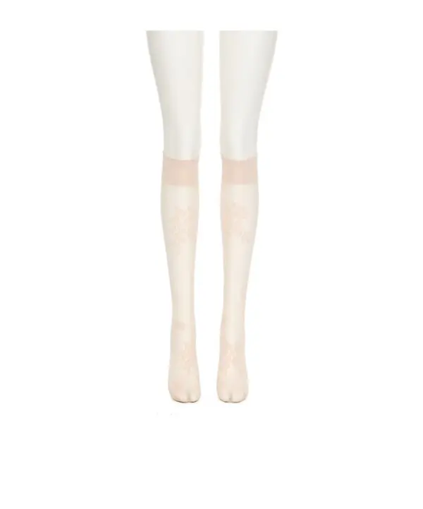 Valentino Garavani Floral Lycra Knee-high Socks - Birch