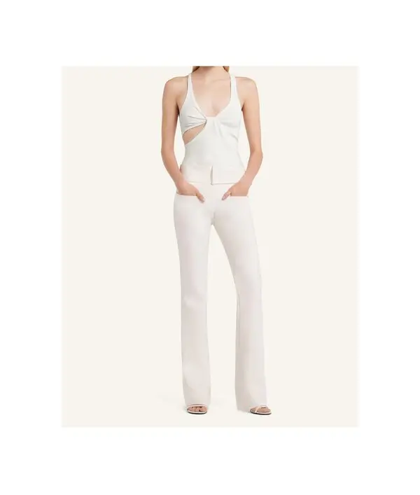 COURREGES Courrèges Twist 90's Rib Tank Top
