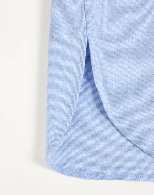 Valentino Garavani Oxford Cotton Polo Shirt