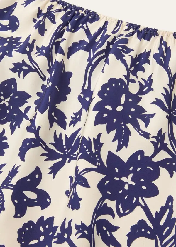 Loro Piana Printed Midi Skirt