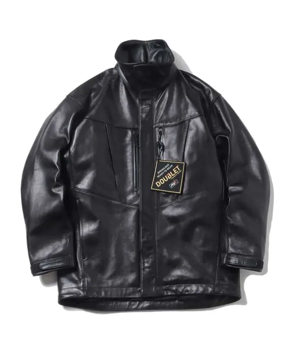 DOUBLET Panelled Leather Jacket