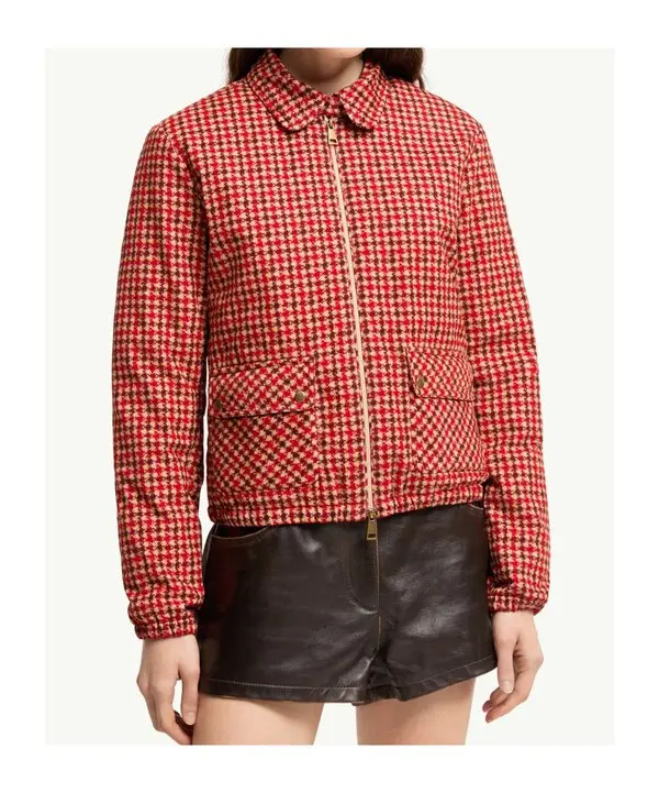 Moncler Lanset Velvet Down Shirt Jacket