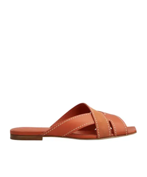 TOD'S Crossed-strap Sandals With Quilted Details - Red